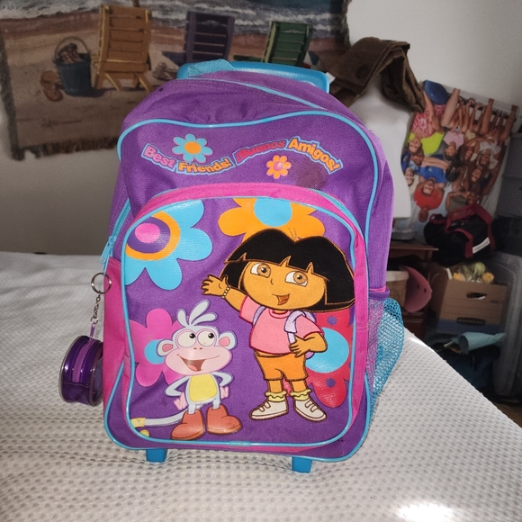 Dora The Explorer | Accessories | Dora The Explorer Euc Girls Rolling ...